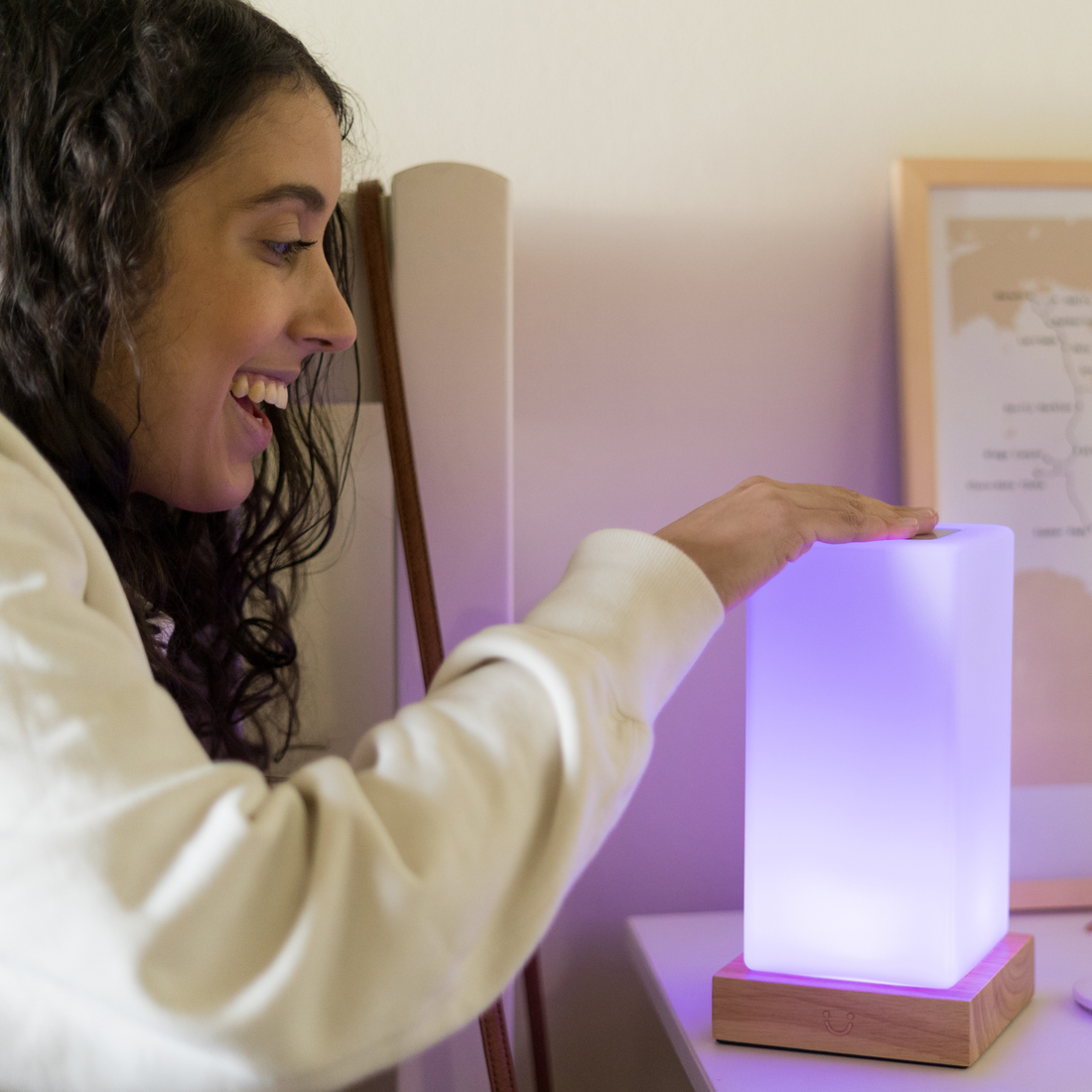 Modern Tower Friendship Lamp by LuvLink® - Long Distance Lamps