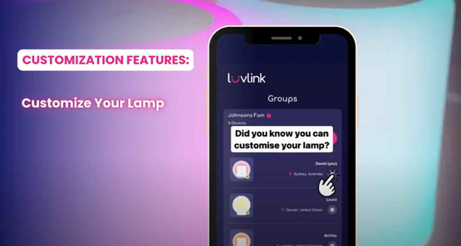 Customize Your Friendship Lamp – LuvLink®