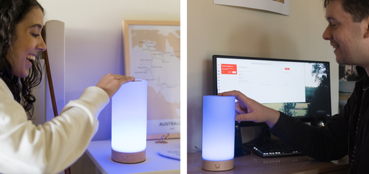 Modern Cylinder Friendship Lamp by LuvLink® - Long Distance Lamps