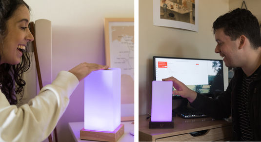 Modern Tower Friendship Lamp by LuvLink® - Long Distance Lamps