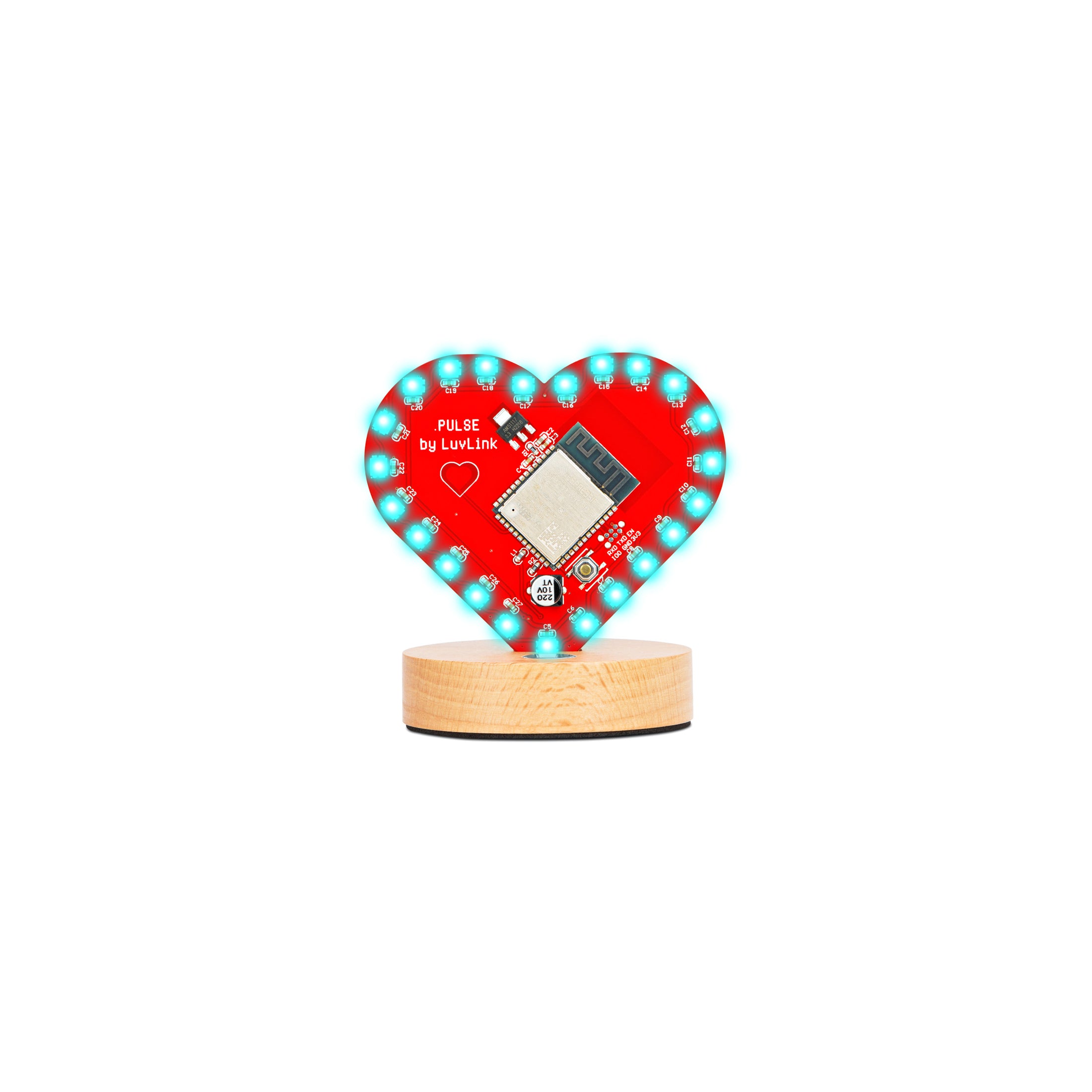 Pulse Heart Friendship Lamps by LuvLink® - Long Distance Lamps