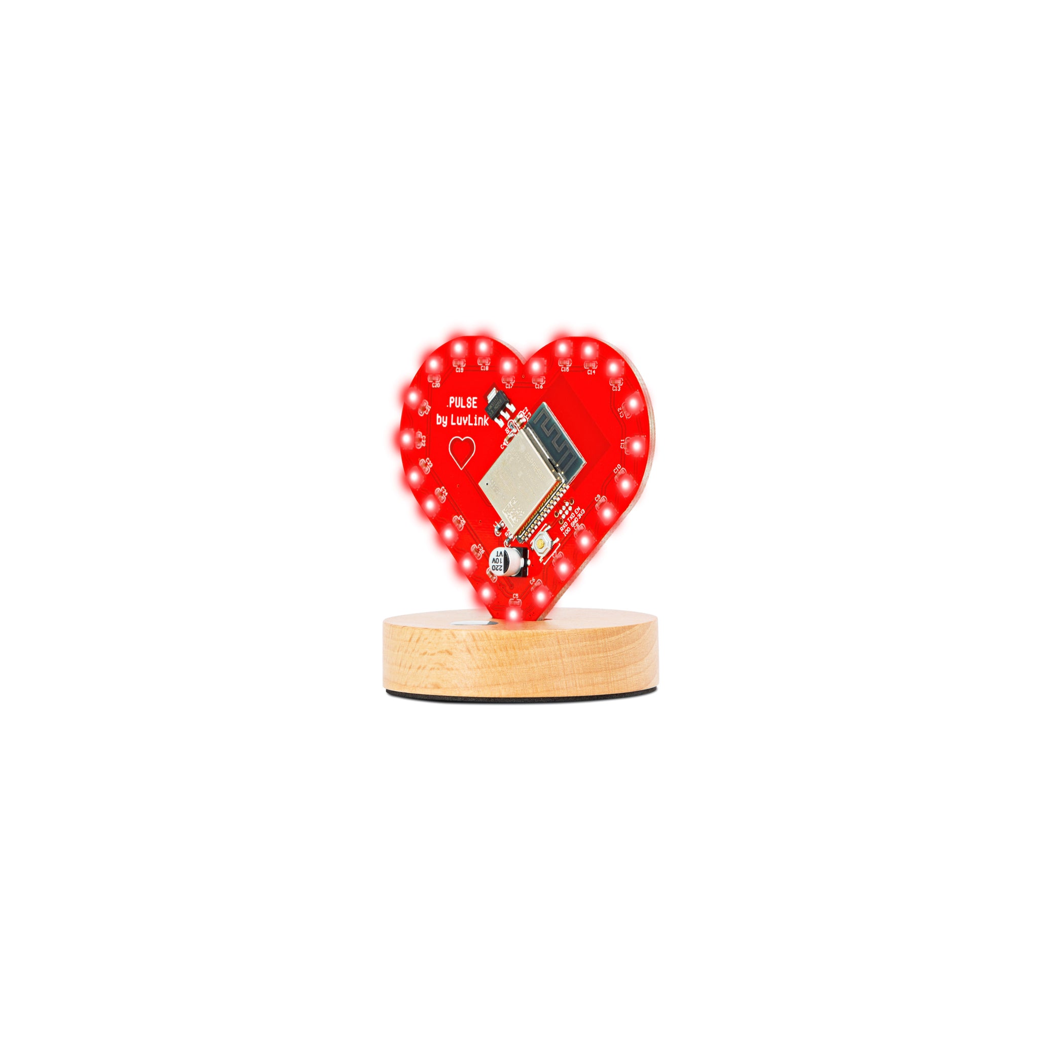 Pulse Heart Friendship Lamps by LuvLink® - Long Distance Lamps