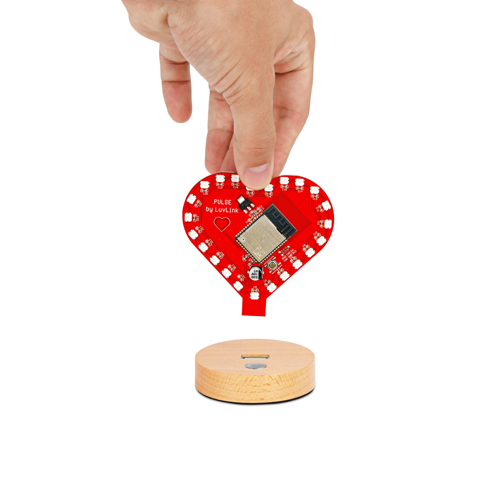 Pulse Heart Friendship Lamps by LuvLink® - Long Distance Lamps