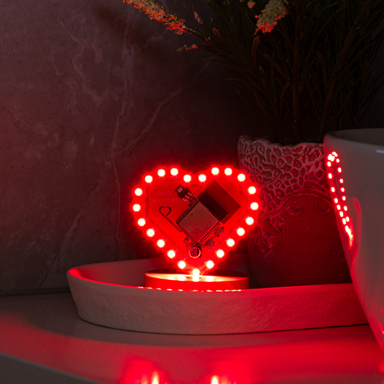 Pulse Heart Friendship Lamps by LuvLink® - Long Distance Lamps