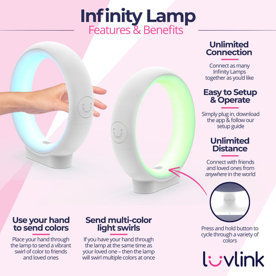 Award Winning Infinity Friendship Lamps by LuvLink®